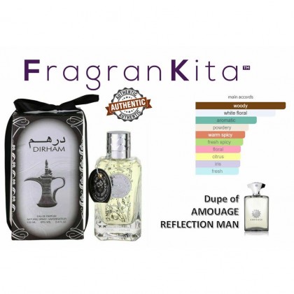 Ard Al Zaafaran Dirham 100 ml EDP [dupe of Amouage Reflection Man]